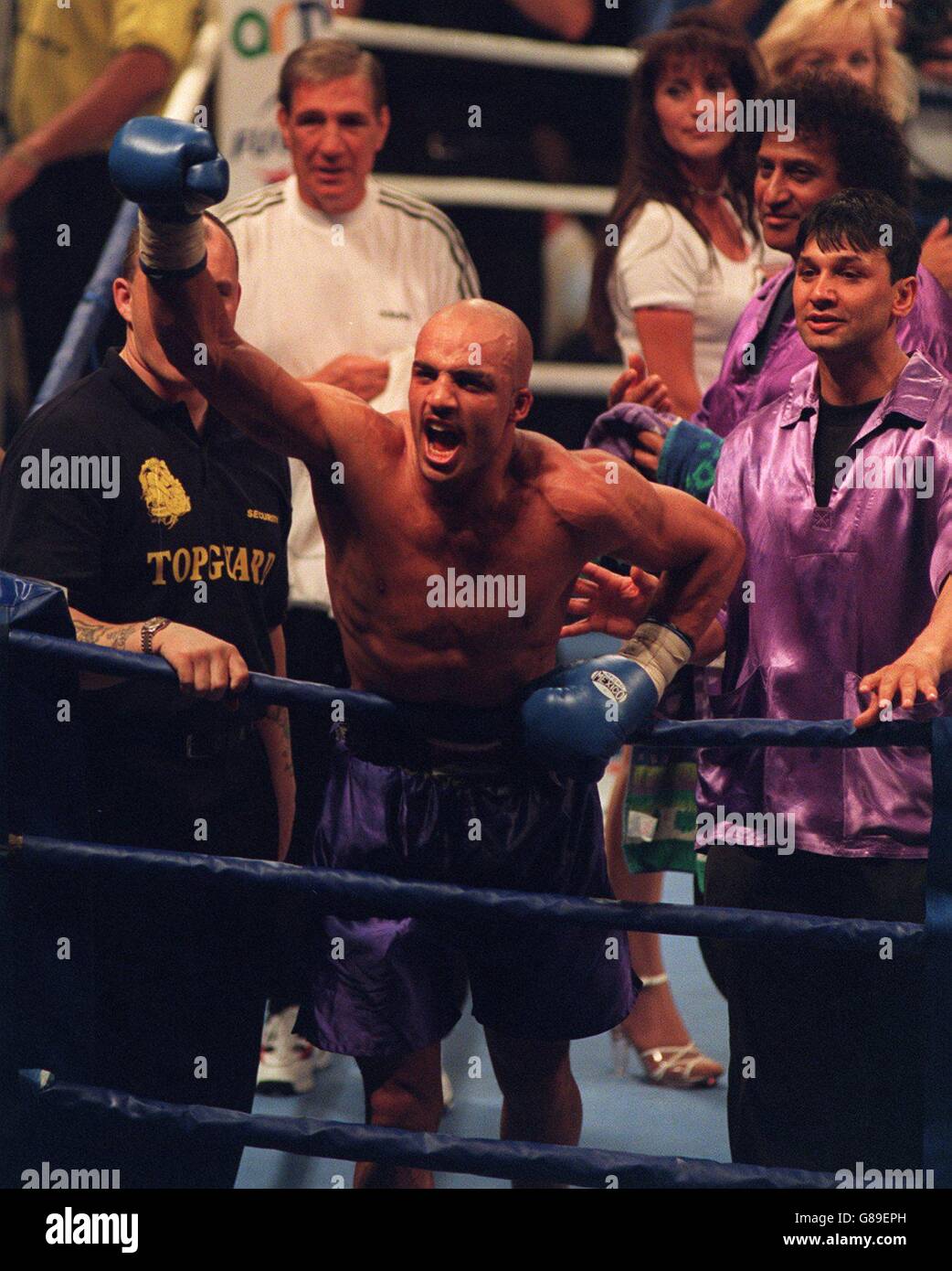 Boxing - Prince Naseem Hamed v Juan Cabrera Stock Photo - Alamy