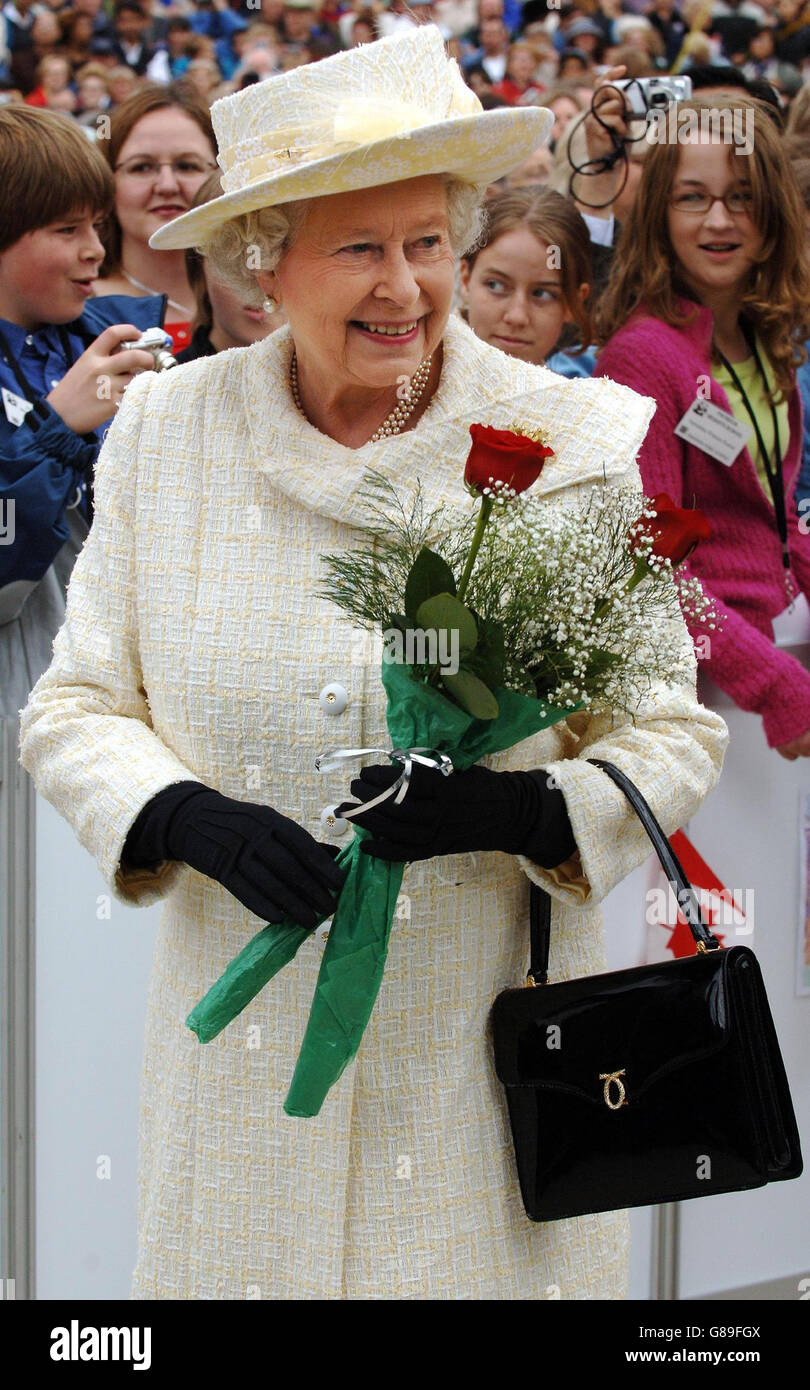 Queen Elizabeth II in Sir Winston Churchill Square, Edmonton on the ...