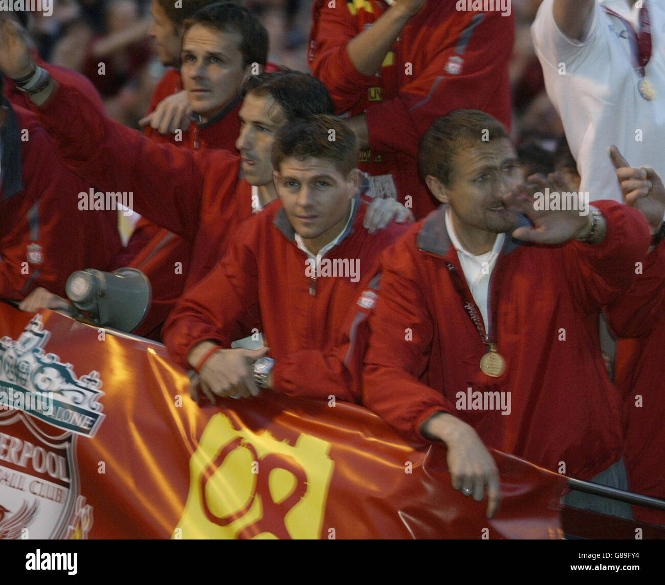 Soccer - UEFA Champions League - Winners Parade - Liverpool Stock Photo ...