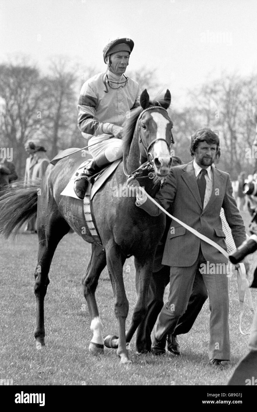 Horse Racing - Blue Ribbon Trial - Epsom Stock Photo - Alamy