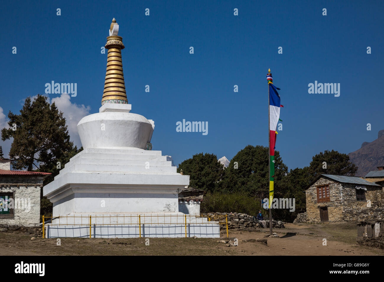 TENGBOCHE, NEPAL-APRIL 30: Tengboche Monastery 30, 2016 in Tengboche ...