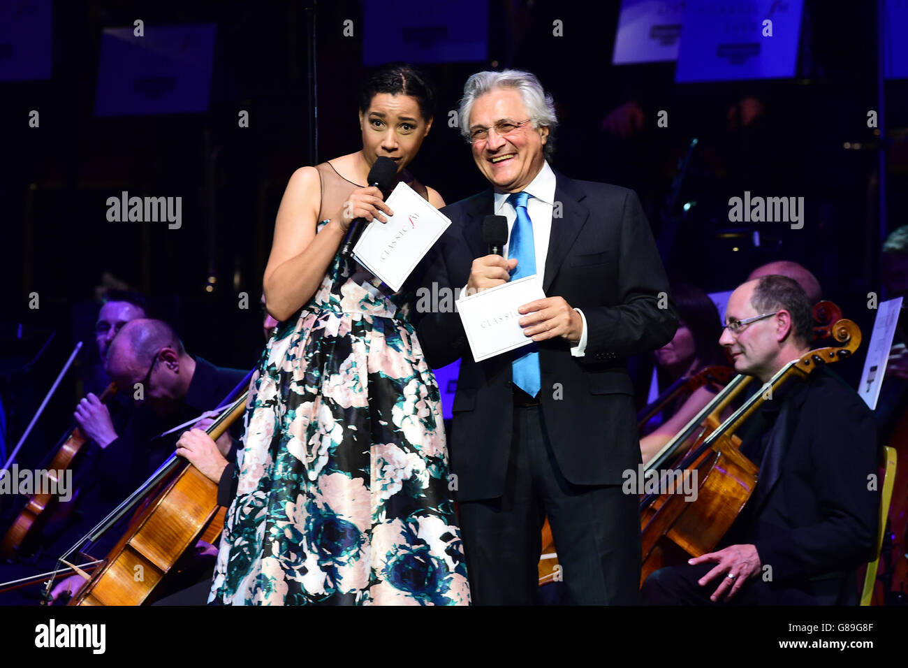 Classic FM Presenters Margherita Taylor and John Suchet during Classic ...
