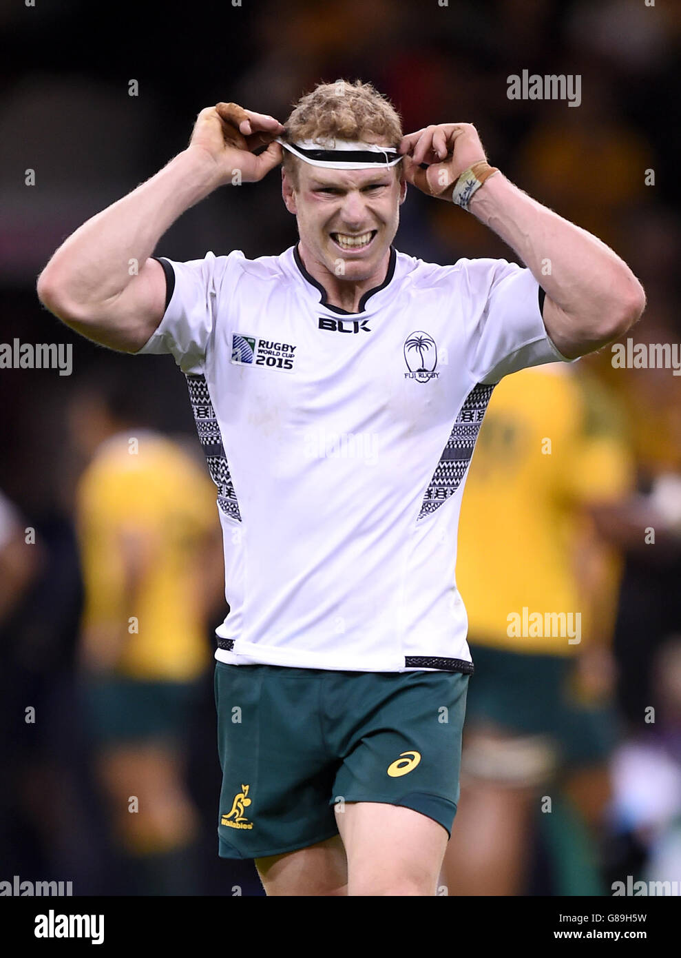 Australia's David Pocock after the Rugby World Cup match at the ...