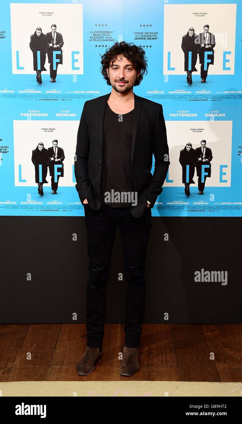Alex Zane attends the gala screening of new film Life at the Soho House ...