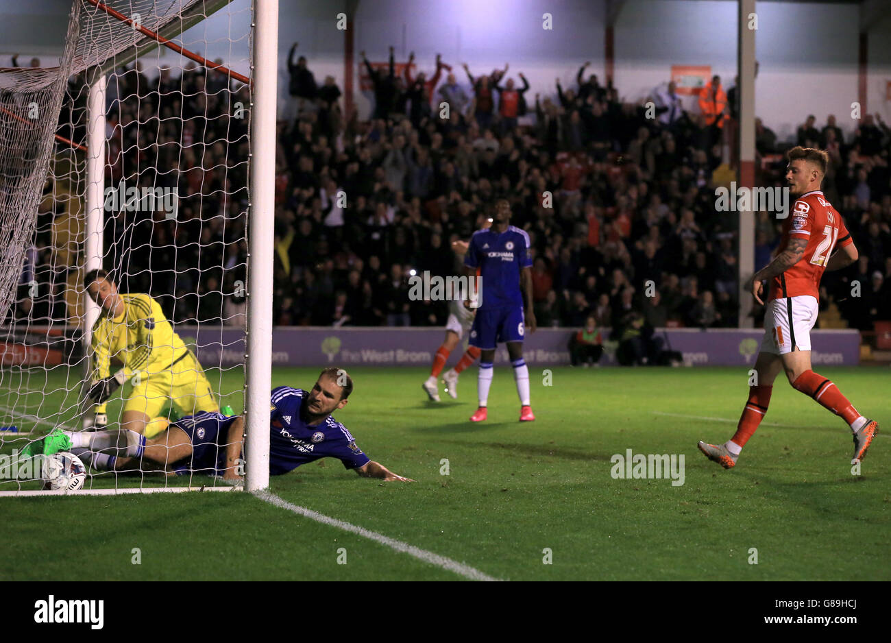 Chelsea goalkeeper asmir begovic hi-res stock photography and images ...