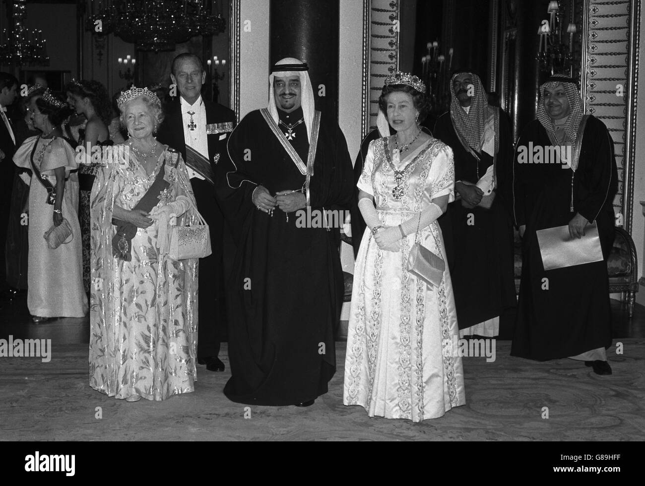 Visit by saudi prince Black and White Stock Photos & Images - Alamy