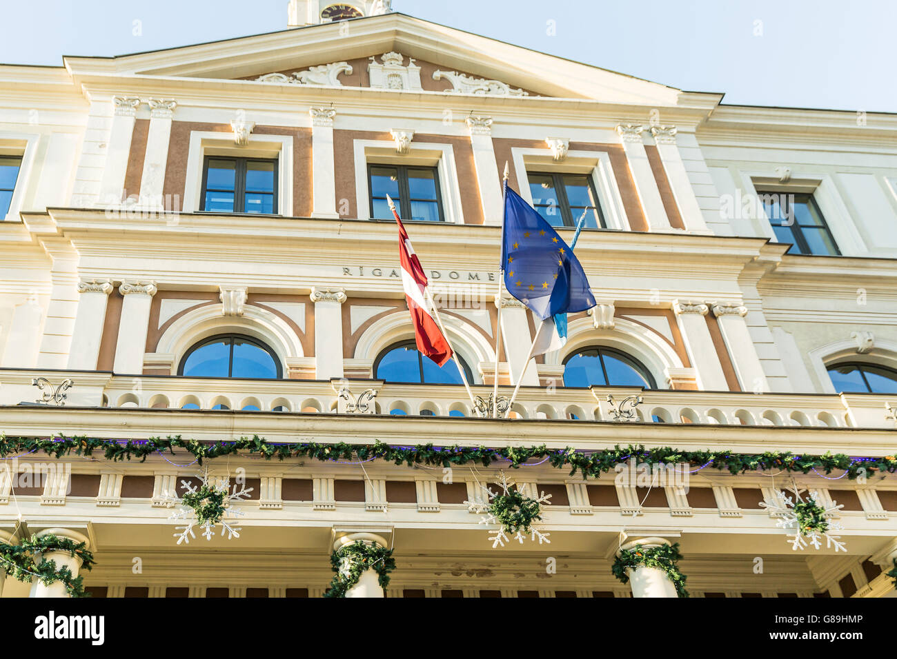 Riga main square hi-res stock photography and images - Alamy