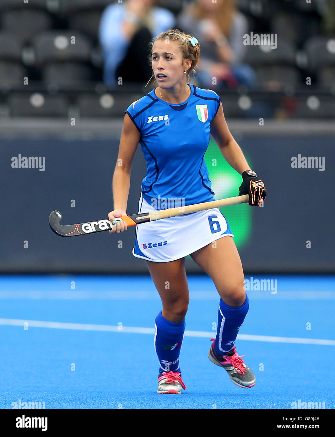 Hockey 2015 Unibet Euro Hockey Championships - Pool C - Belgium v Italy ...