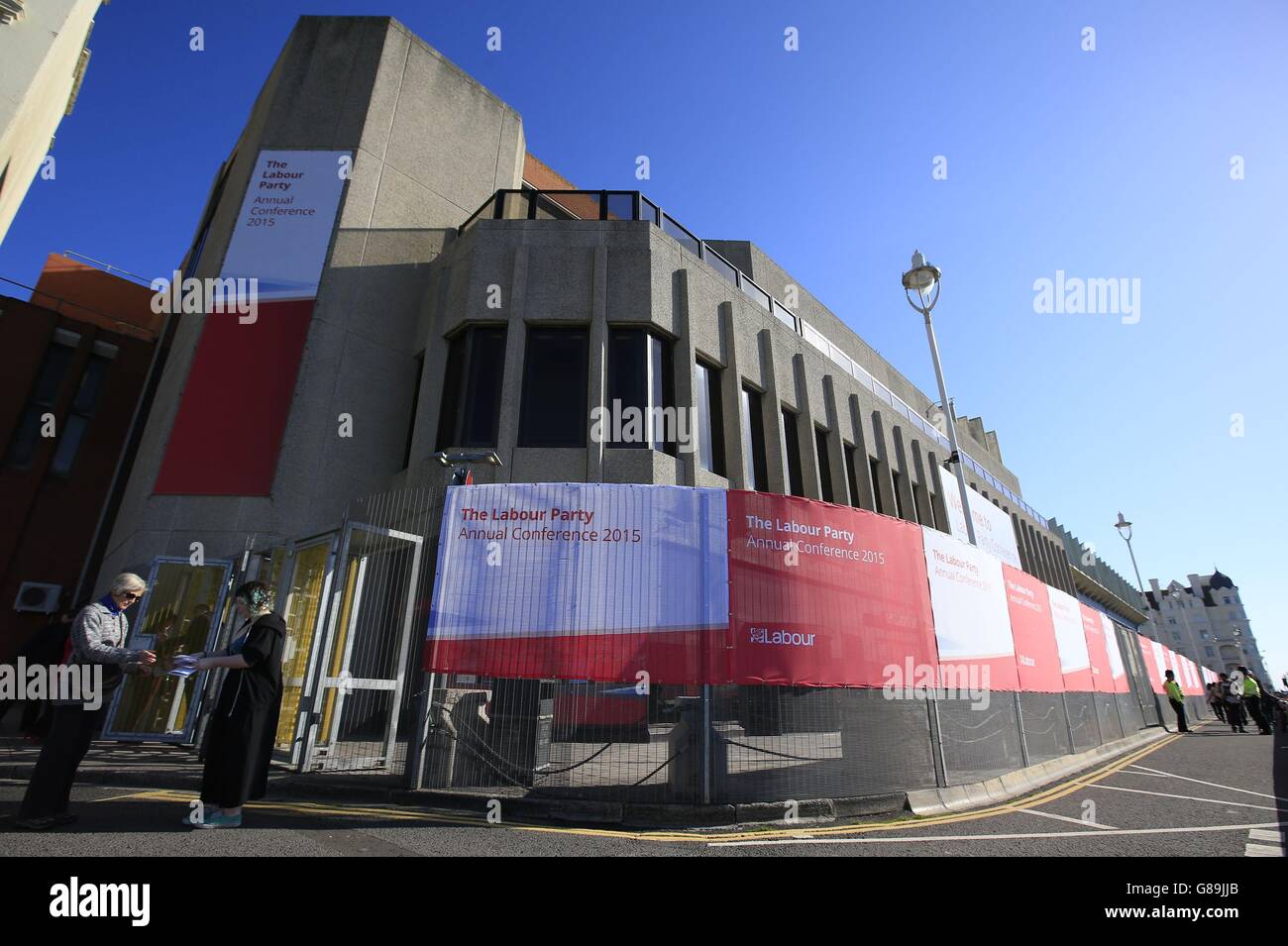 A view of the Brighton Centre where the annual Labour party conference ...