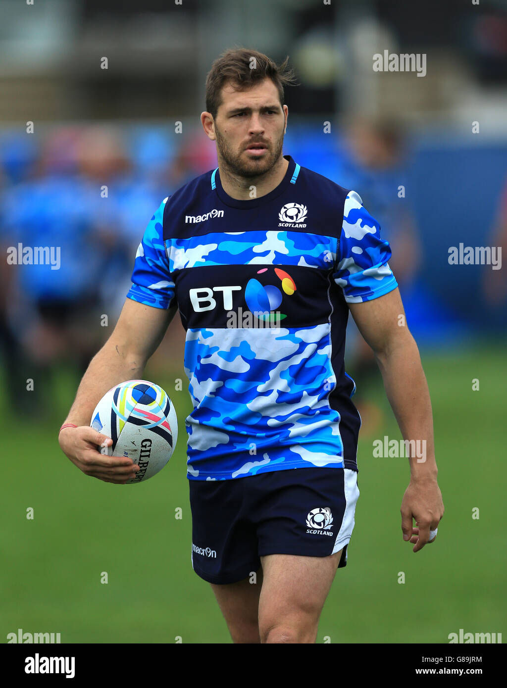 Scotland's Ryan Wilson during the training session at Weetwood Hall ...