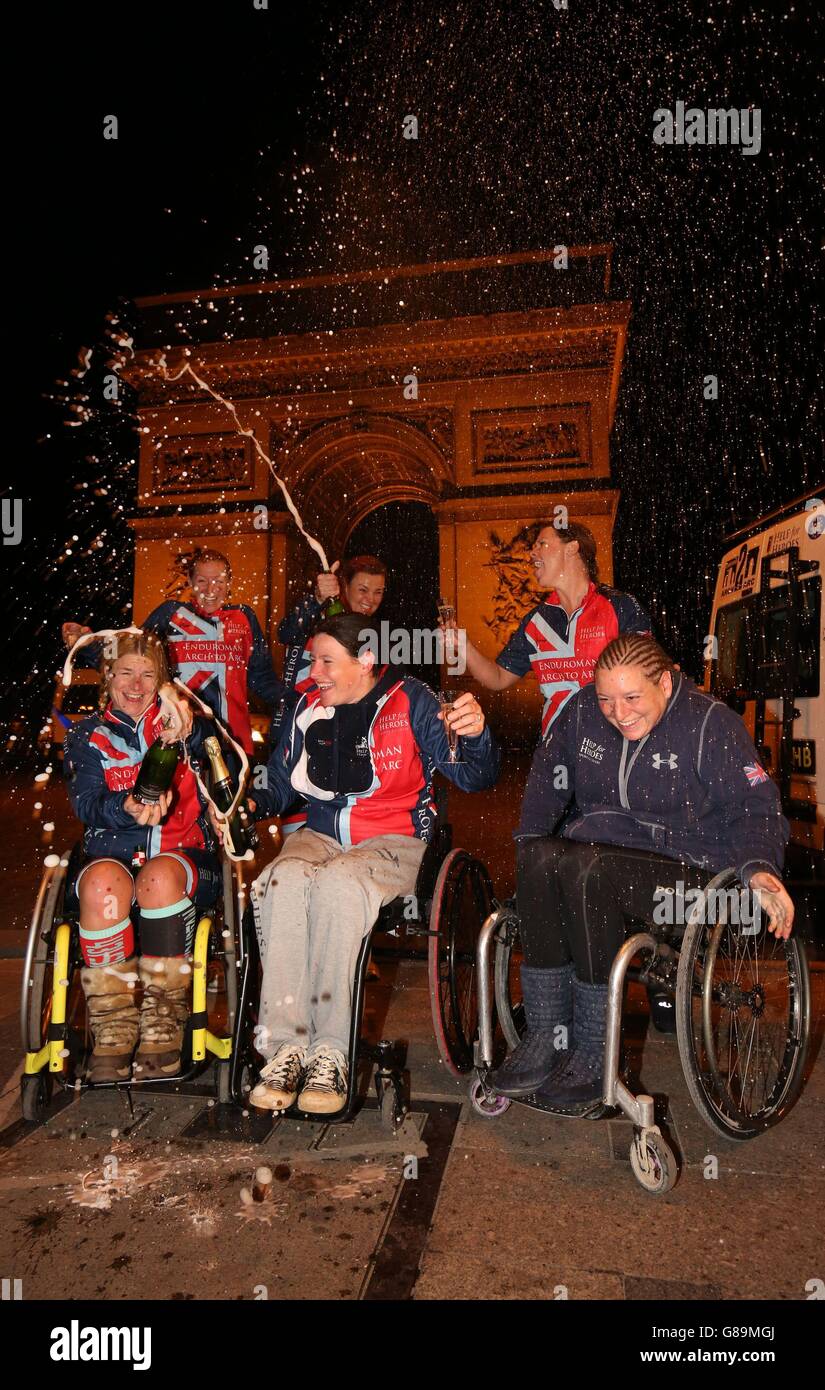 Enduroman Arch to Arc challenge Stock Photo - Alamy