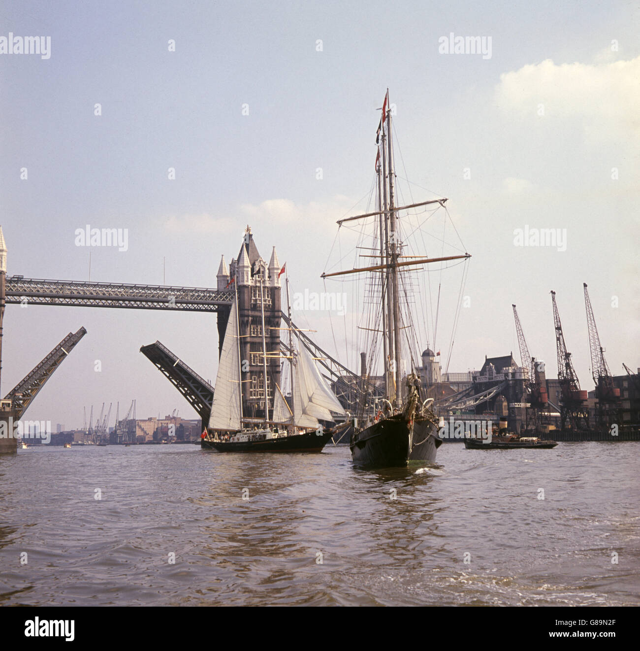 The Sail Training Association's twin 300 ton topsail schooners, Sir ...