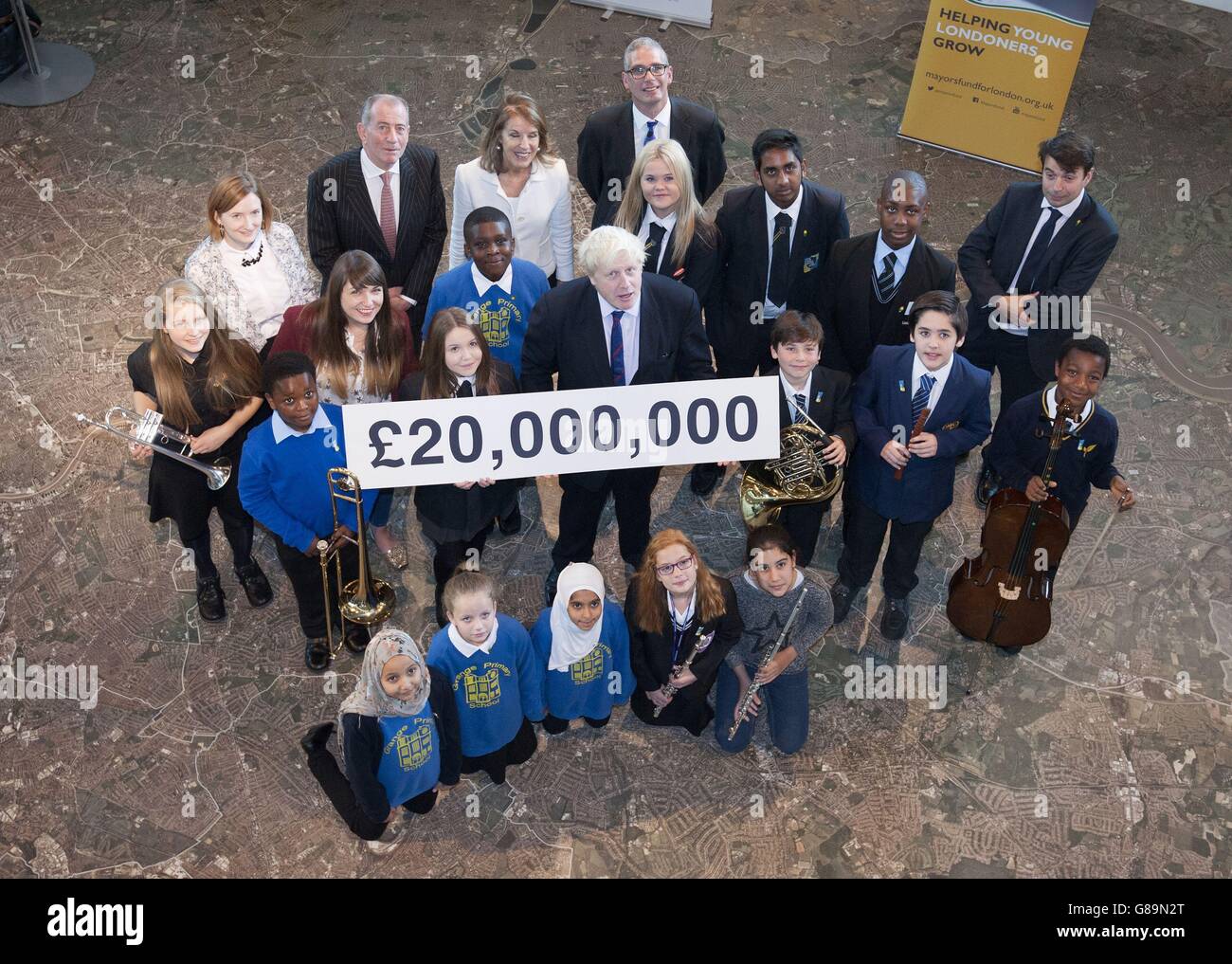 Mayor of London marks charity milestone Stock Photo - Alamy