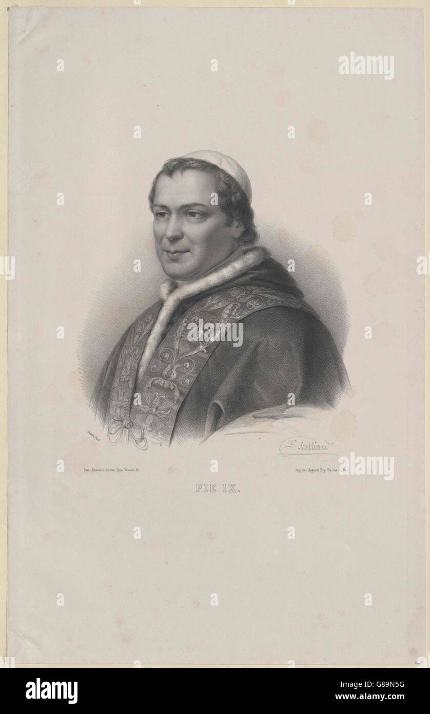Pius Ix Papa High Resolution Stock Photography and Images - Alamy