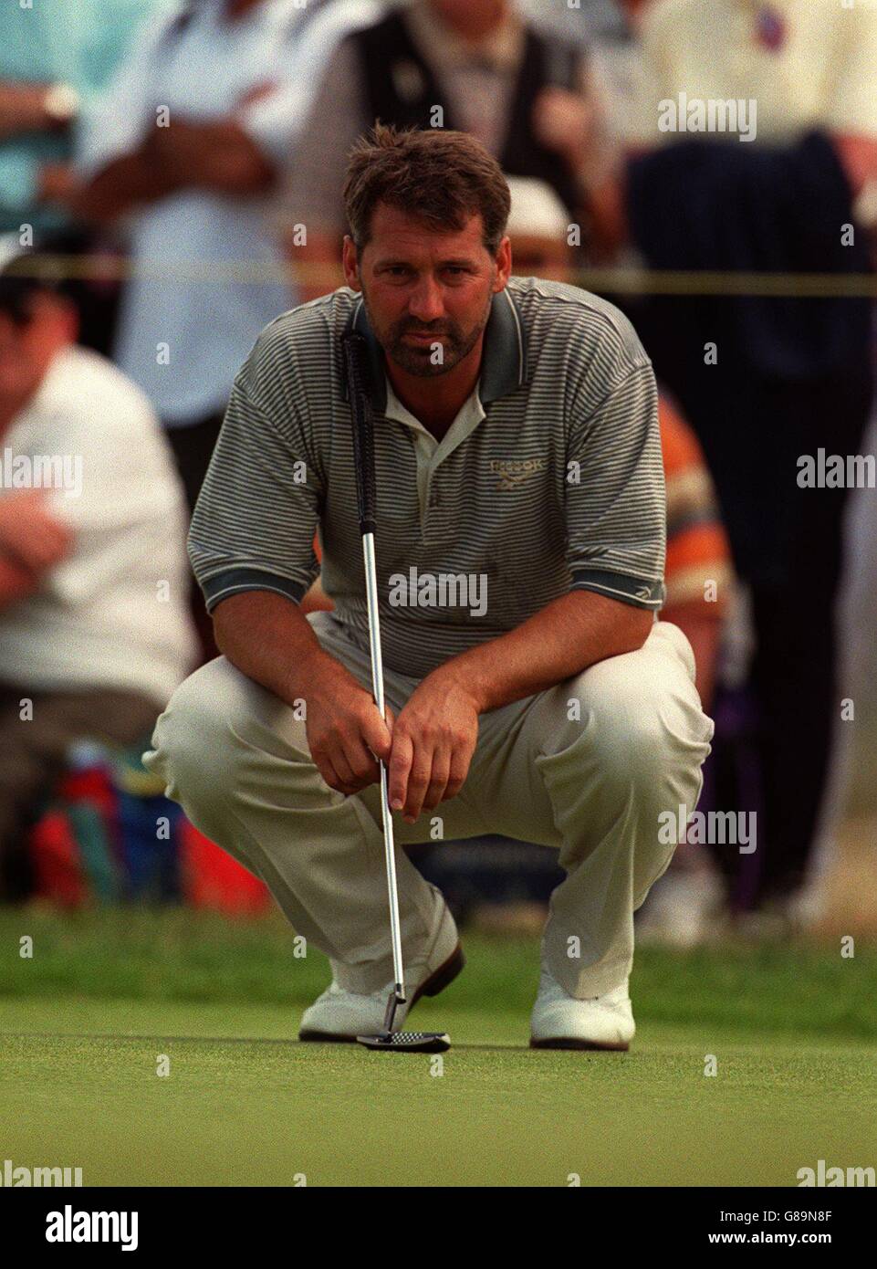 Golf - The Open - Troon. Frank Nobilo, New Zealand Stock Photo - Alamy