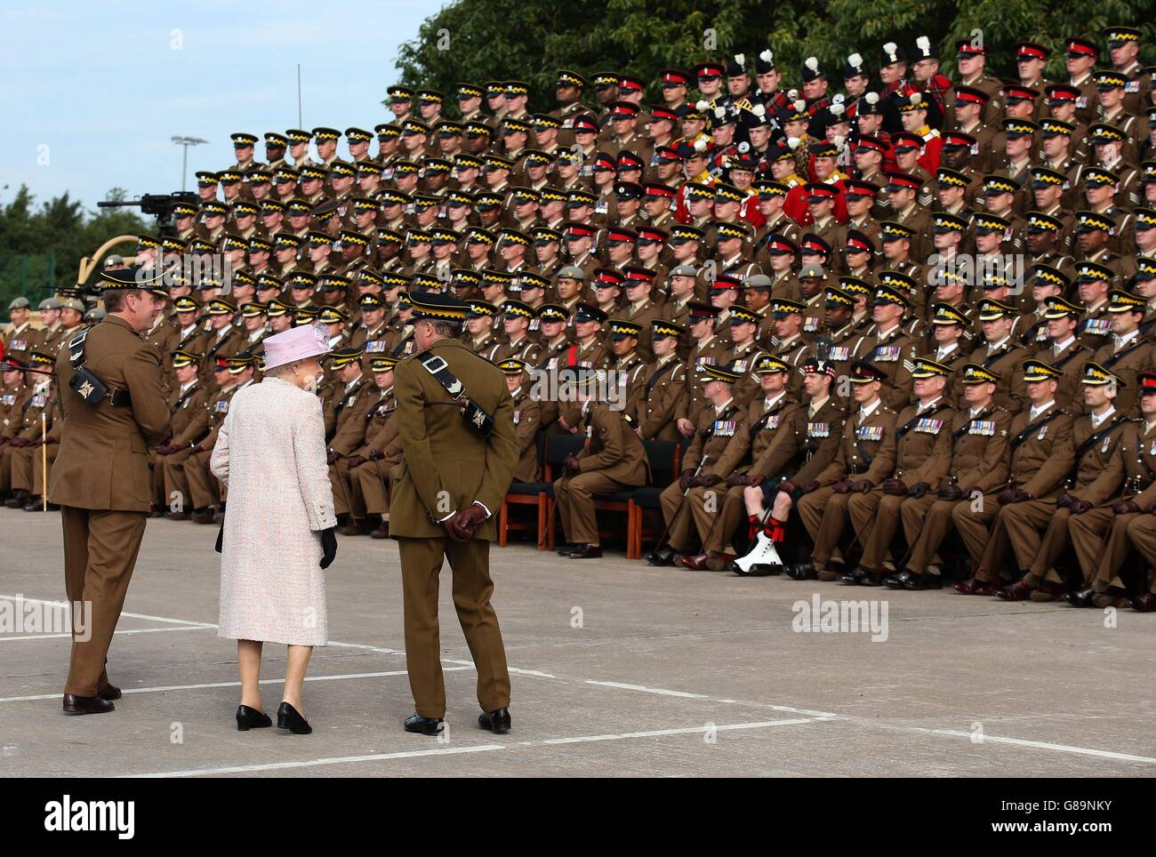 Royal visit to Leuchars station Stock Photo - Alamy