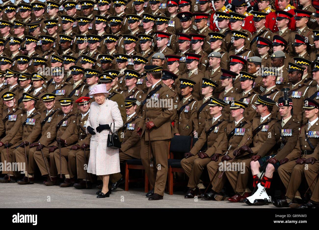Royal visit to Leuchars station Stock Photo - Alamy