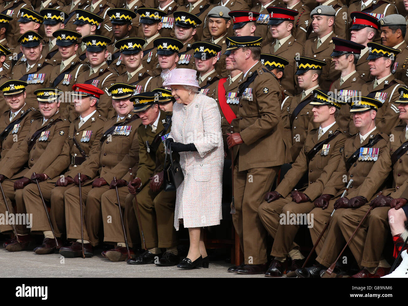 Royal visit to Leuchars station Stock Photo - Alamy