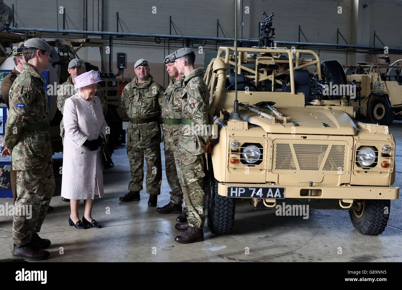 Royal visit to Leuchars station Stock Photo - Alamy