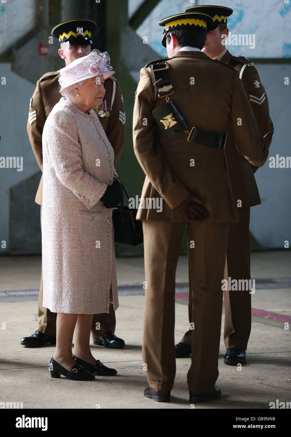 Royal visit to Leuchars station Stock Photo - Alamy