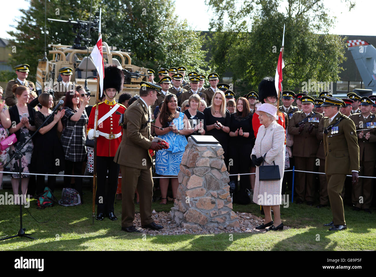 Royal visit to Leuchars station Stock Photo - Alamy
