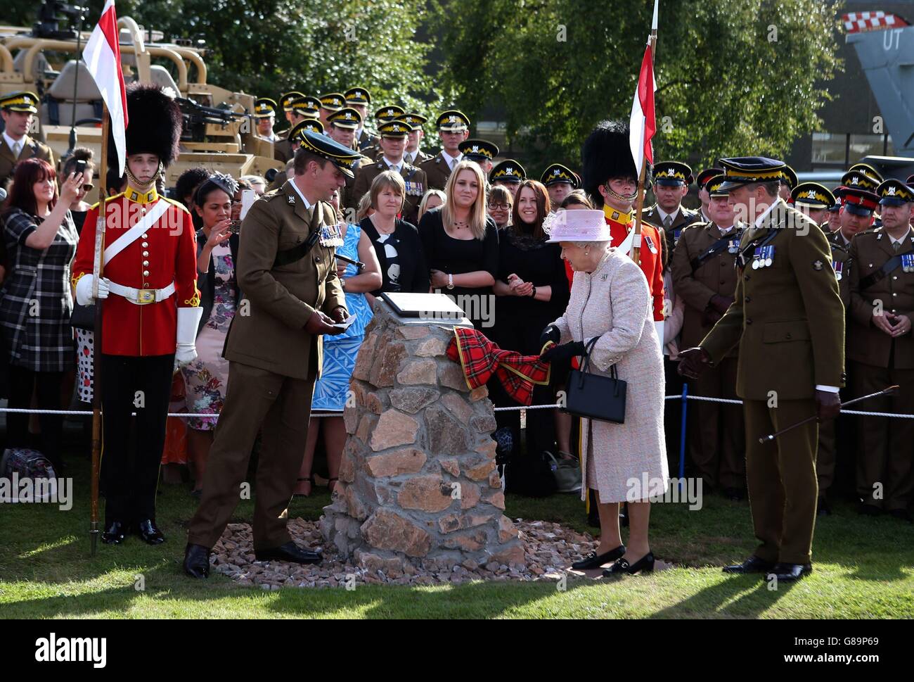 Royal visit to Leuchars station Stock Photo - Alamy