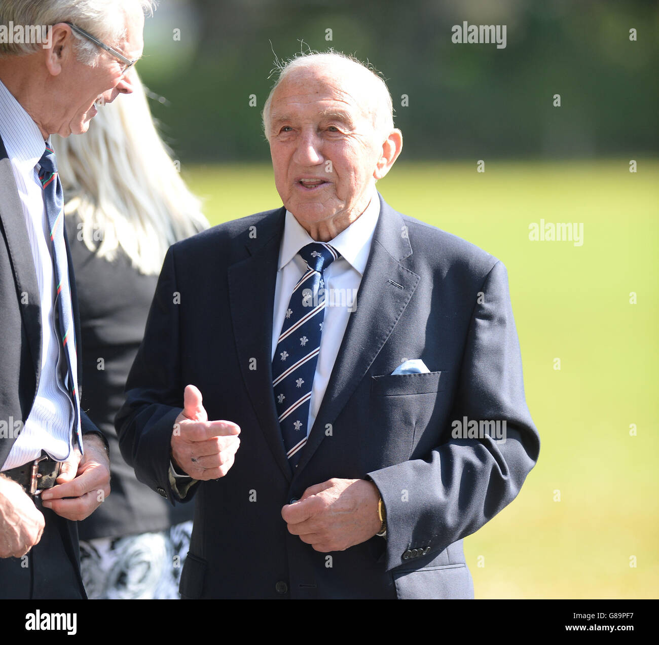 Former England cricketer Micky Stewart for a memorial service for Brian ...