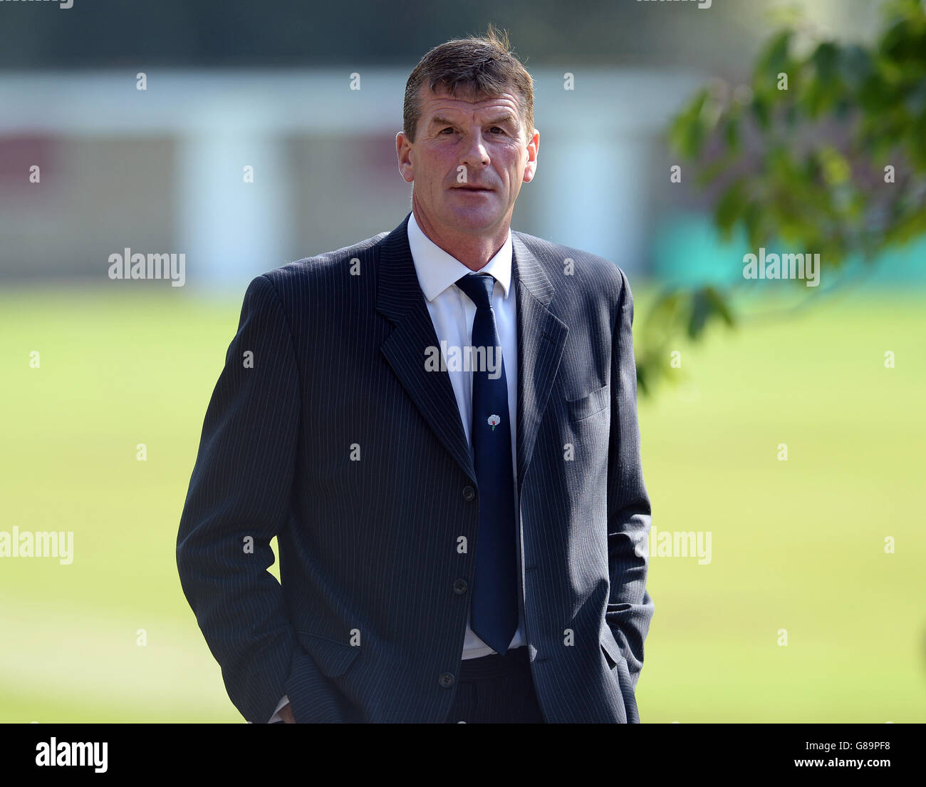 Brian Close funeral Stock Photo - Alamy