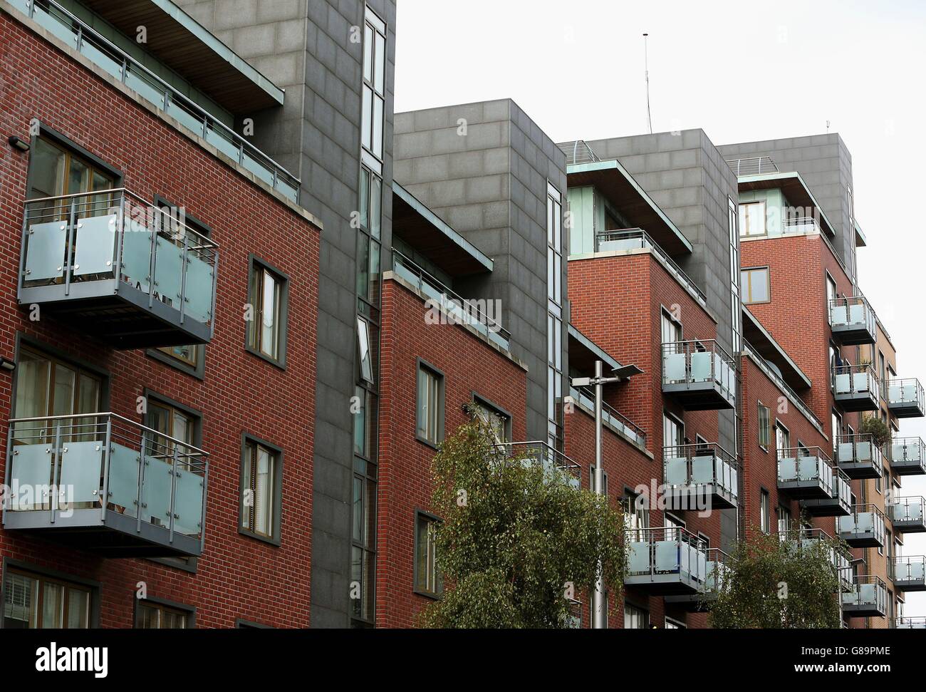 Longboat Quay in Sir John Rogerson's Quay in the Dublin docklands, as ...