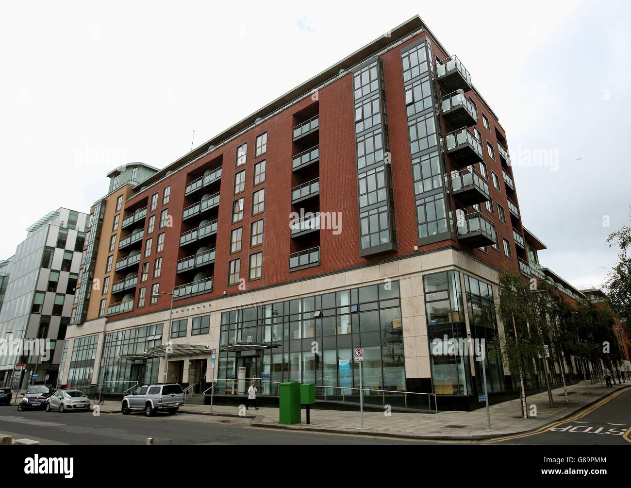 Longboat Quay in Sir John Rogerson's Quay in the Dublin docklands, as ...