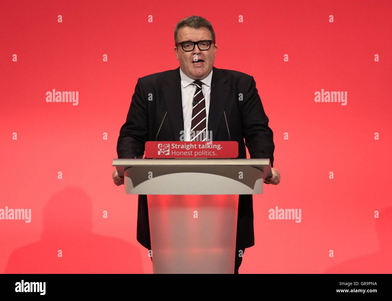 Deputy Leader Tom Watson following his speech on the final day of the ...