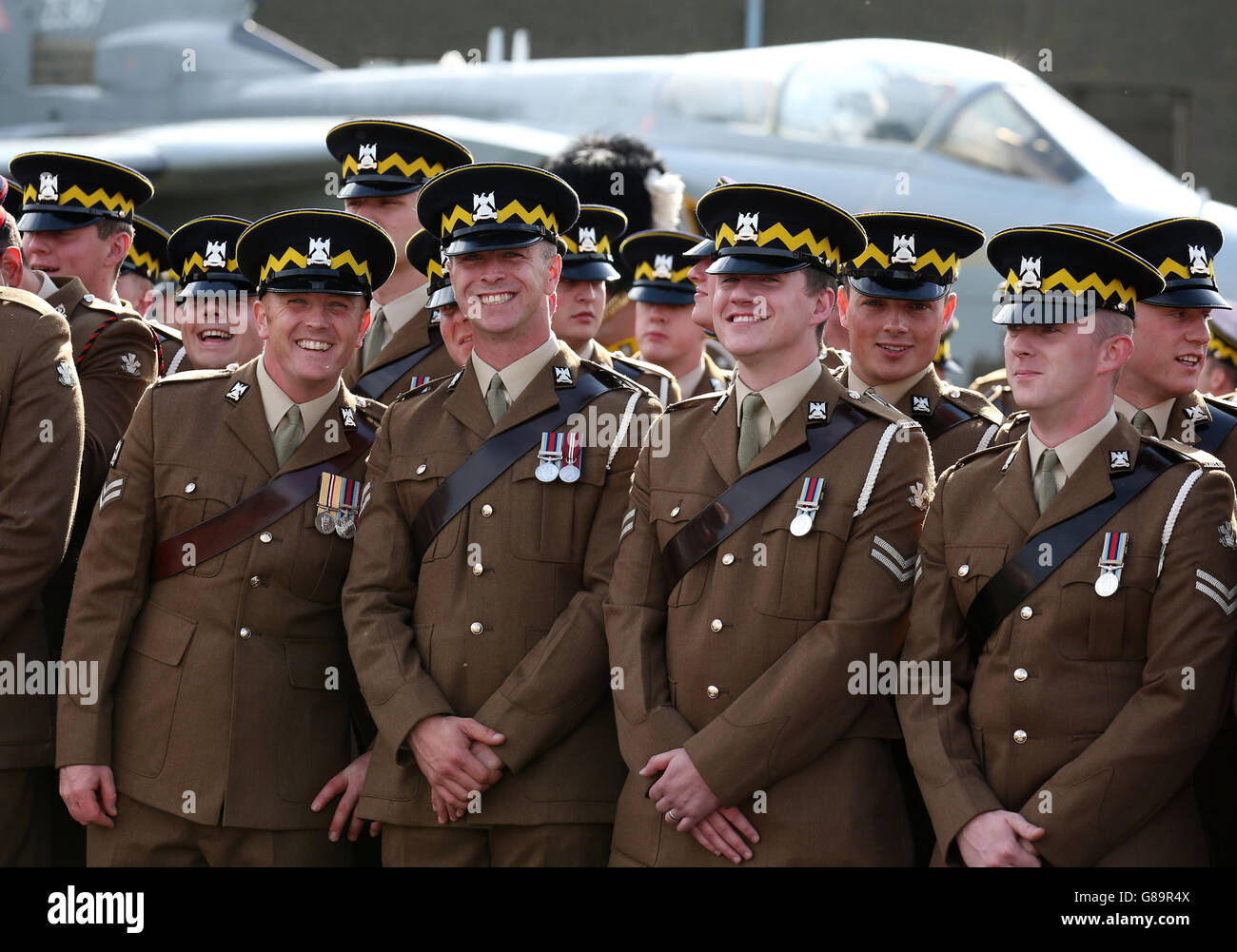 Royal visit to Leuchars station Stock Photo - Alamy