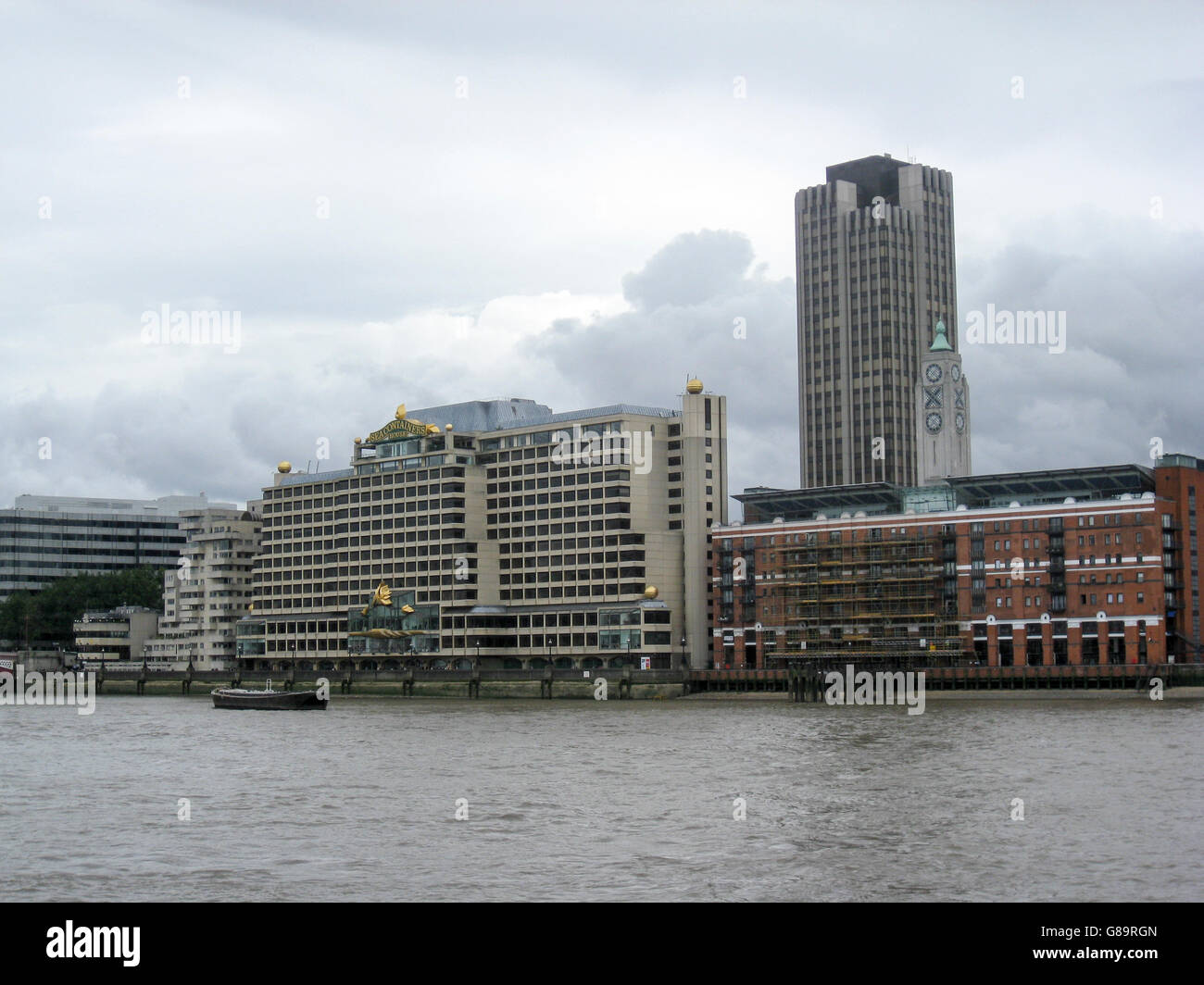 Typical Buildings Thames River London England Stock Photo - Alamy