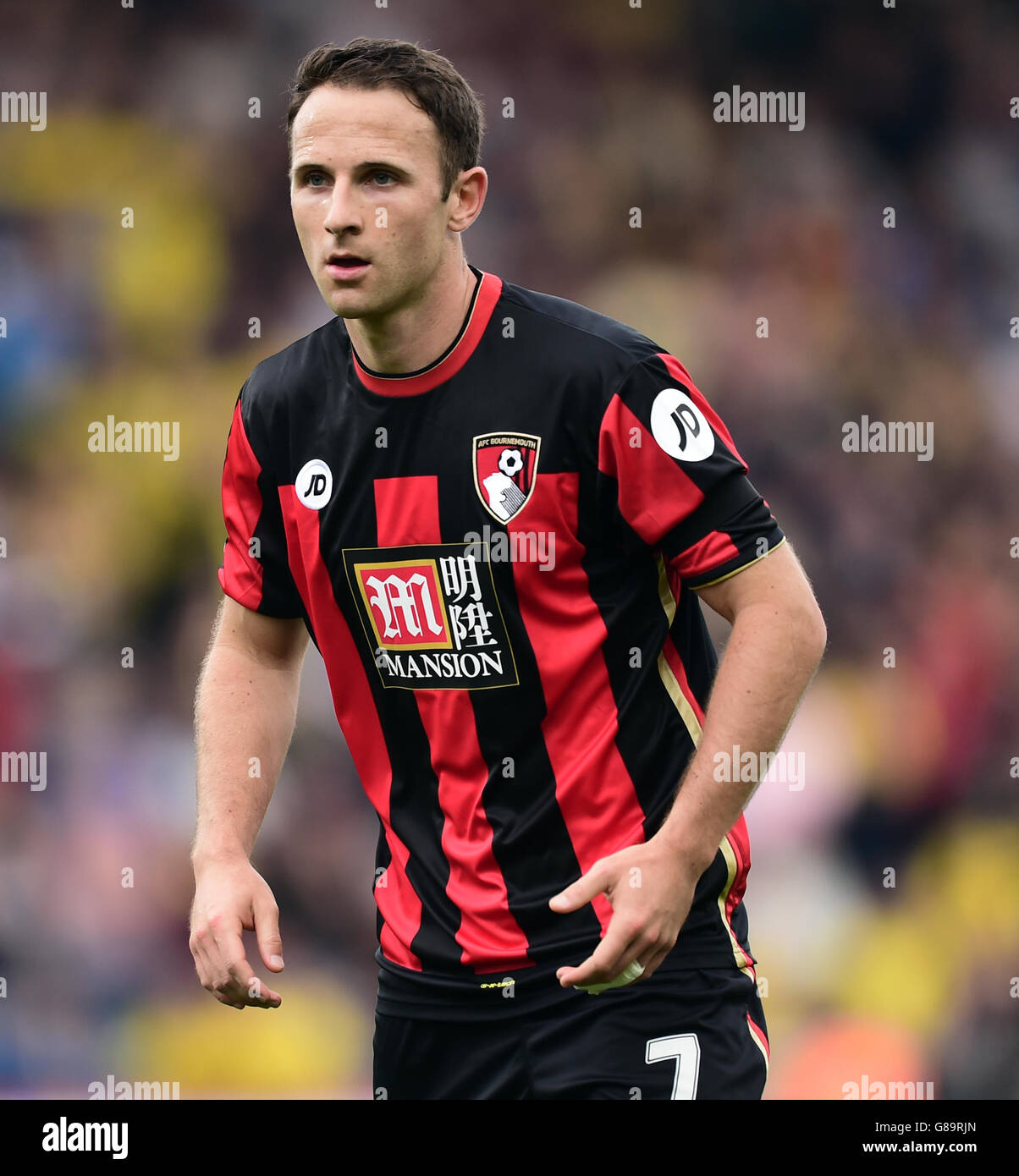 Bournemouth's Marc Pugh during the Barclays Premier League match at the ...