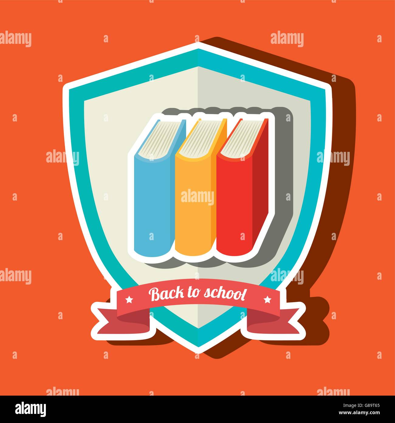 shield back to school design Stock Vector Image & Art - Alamy