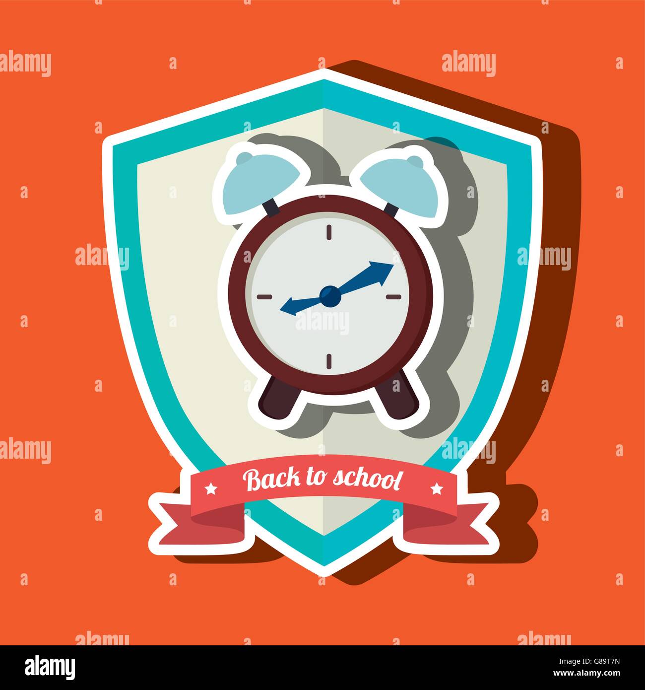 shield back to school design Stock Vector Image & Art - Alamy