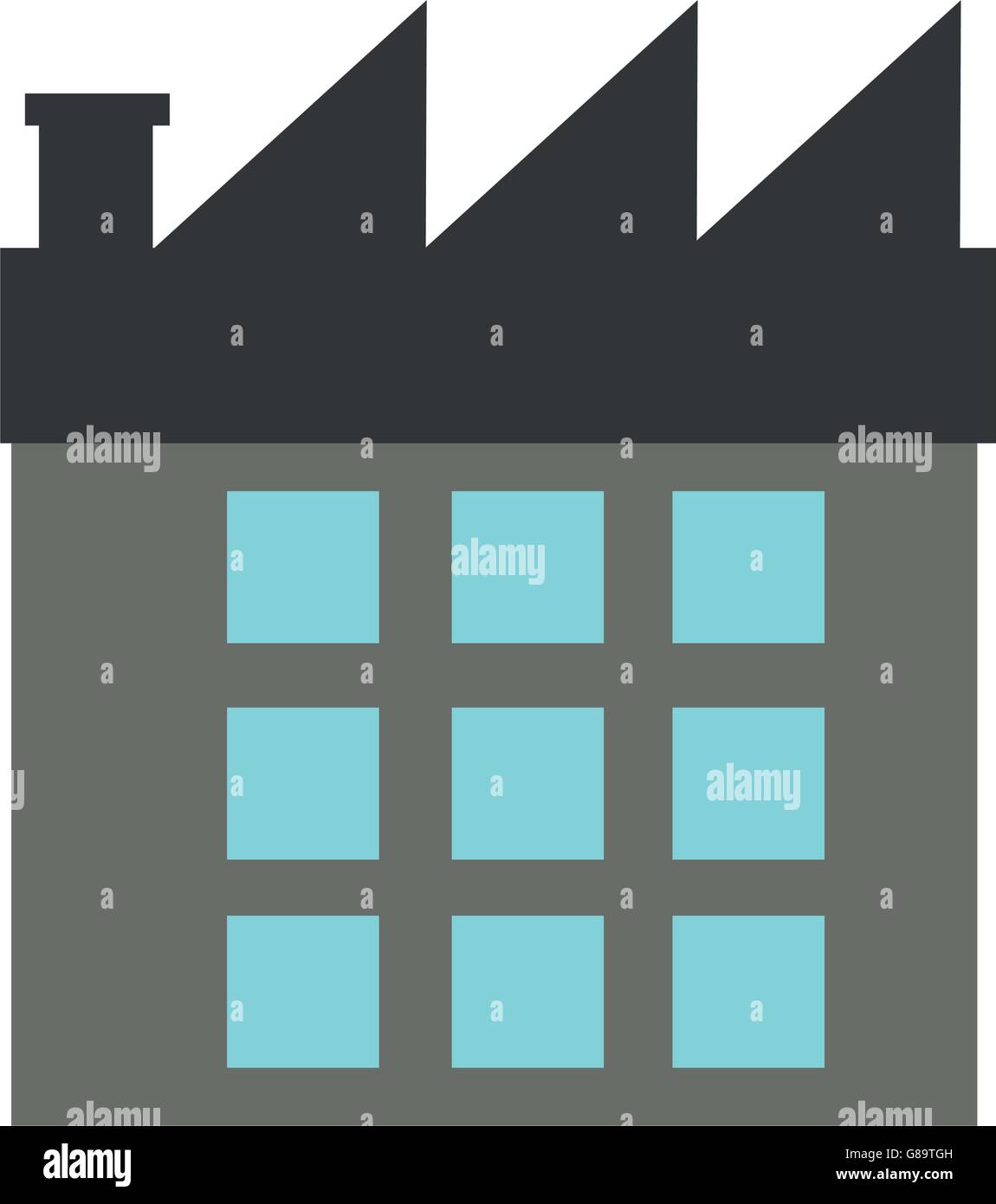 grey factory icon Stock Vector Image & Art - Alamy