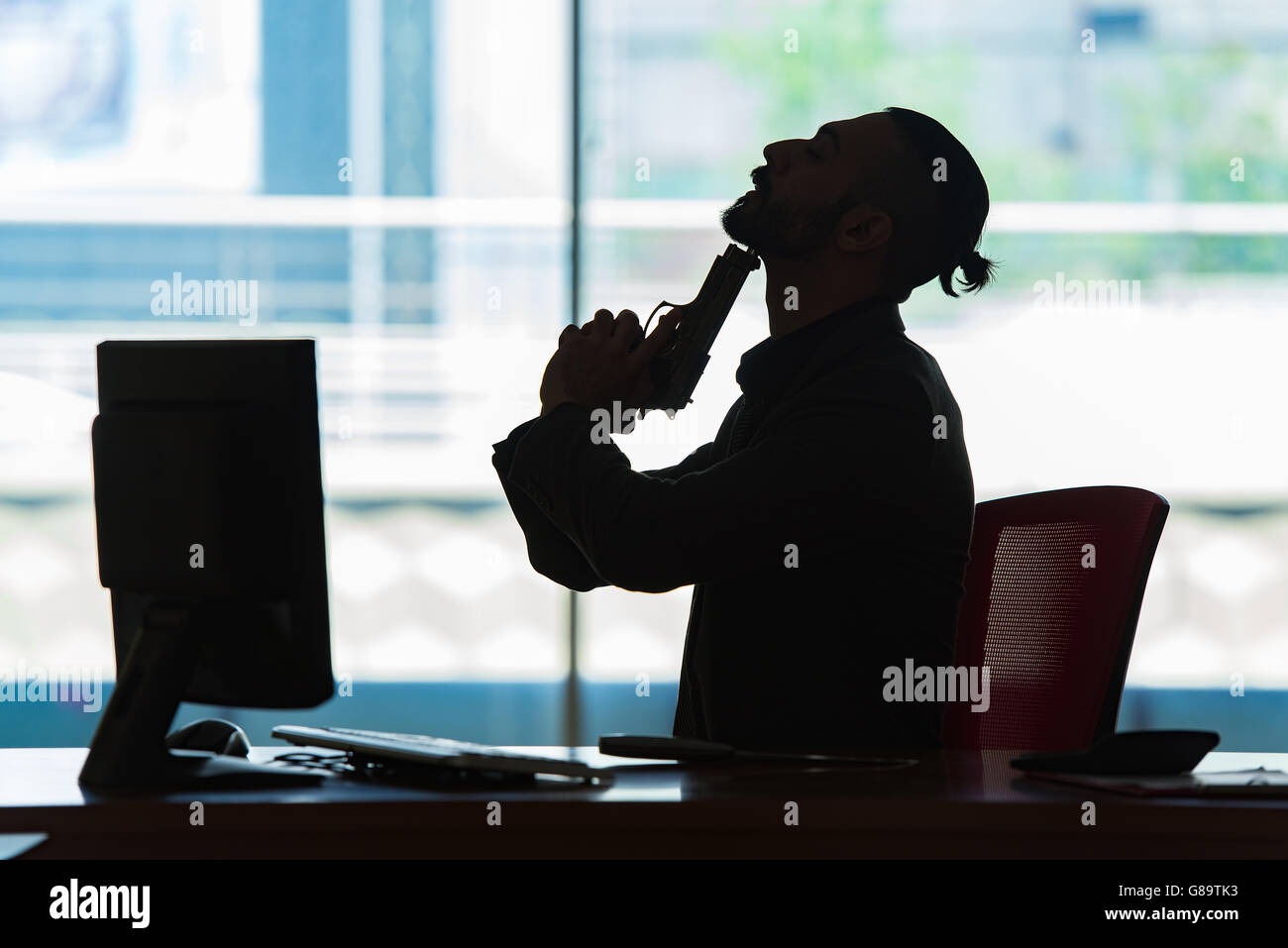 Desperate broke man committing hi-res stock photography and images - Alamy