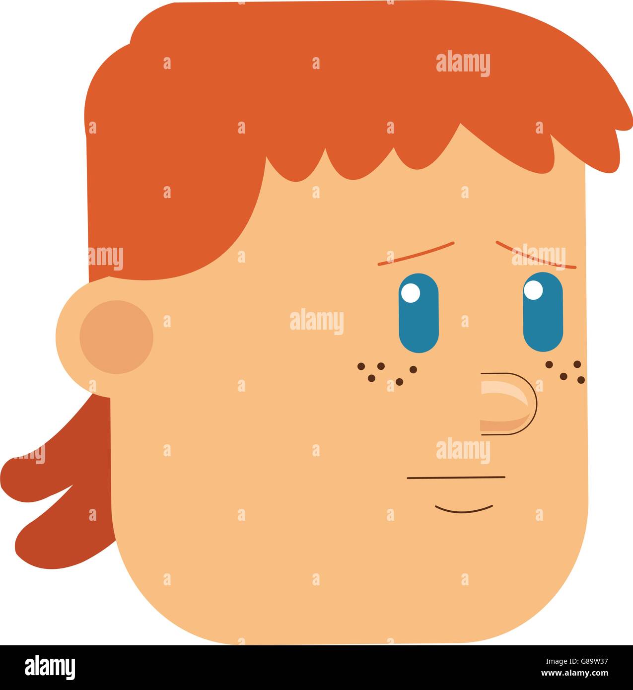 Emoticon guy worried hi-res stock photography and images - Alamy