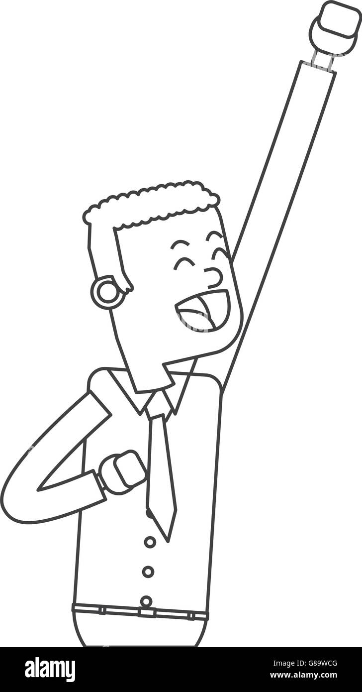 Businessman laughing with Black and White Stock Photos & Images - Alamy