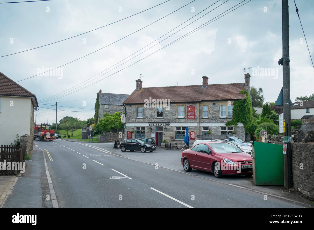 Bishop Sutton a Somerset village in the Chew Valley Somerset England ...