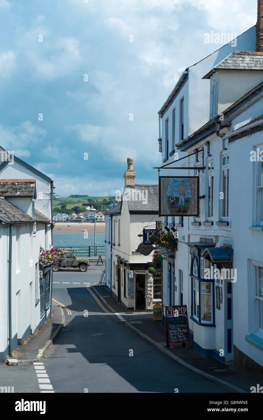 Appledore, a seaside village in North Devon England UK The Champ Pub ...