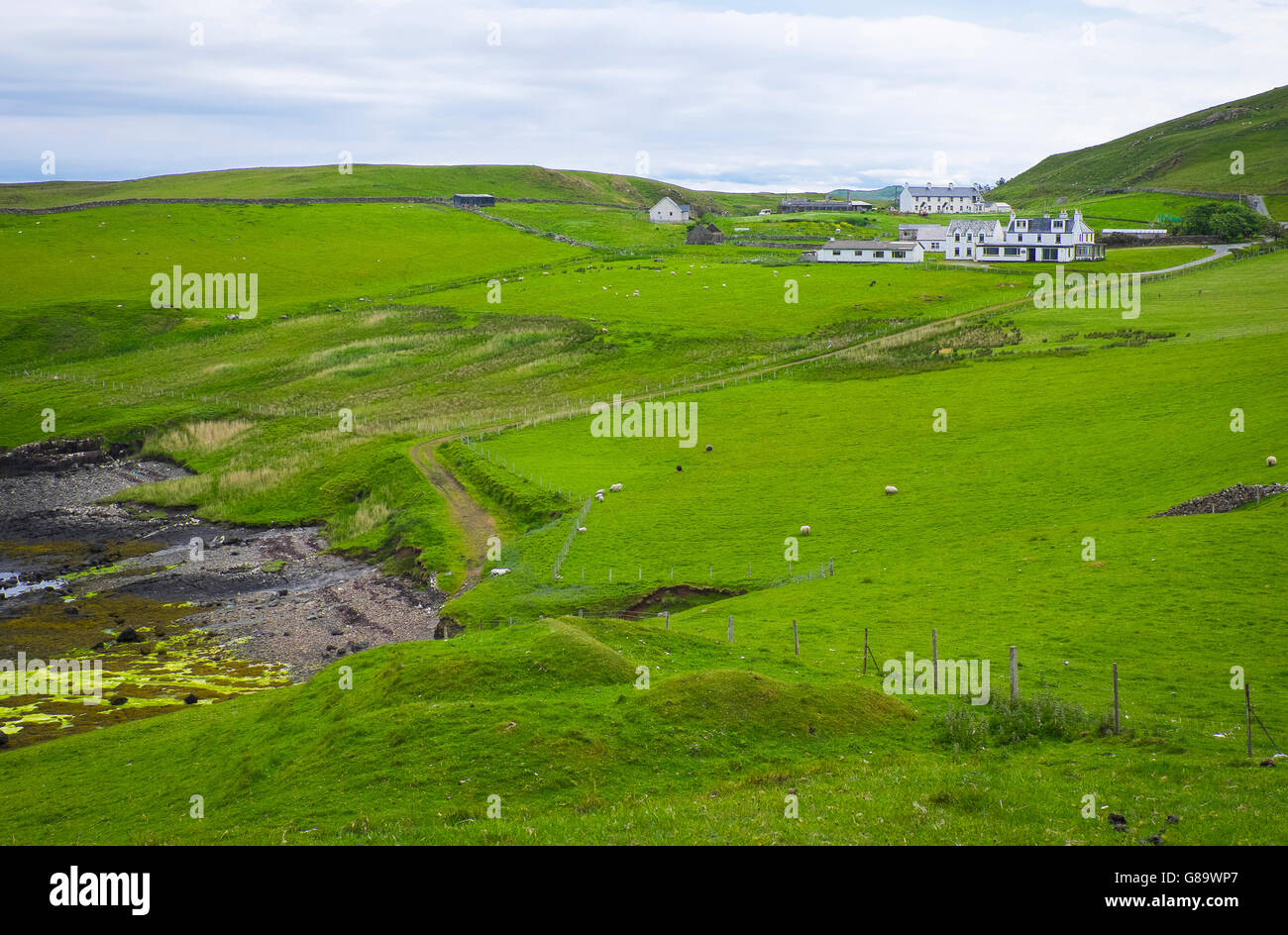 beautiful scene of isle of skye in scotland Stock Photo - Alamy