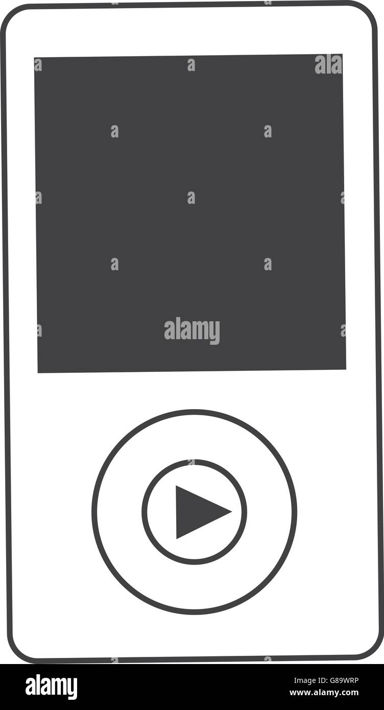 portable music device icon Stock Vector Image & Art - Alamy