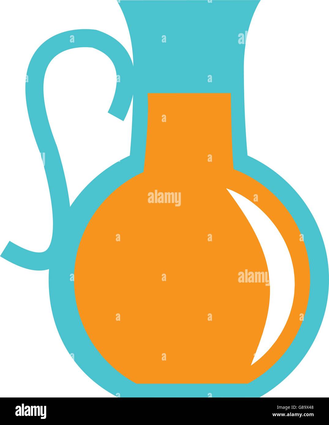 pitcher with orange liquid icon Stock Vector Image & Art - Alamy