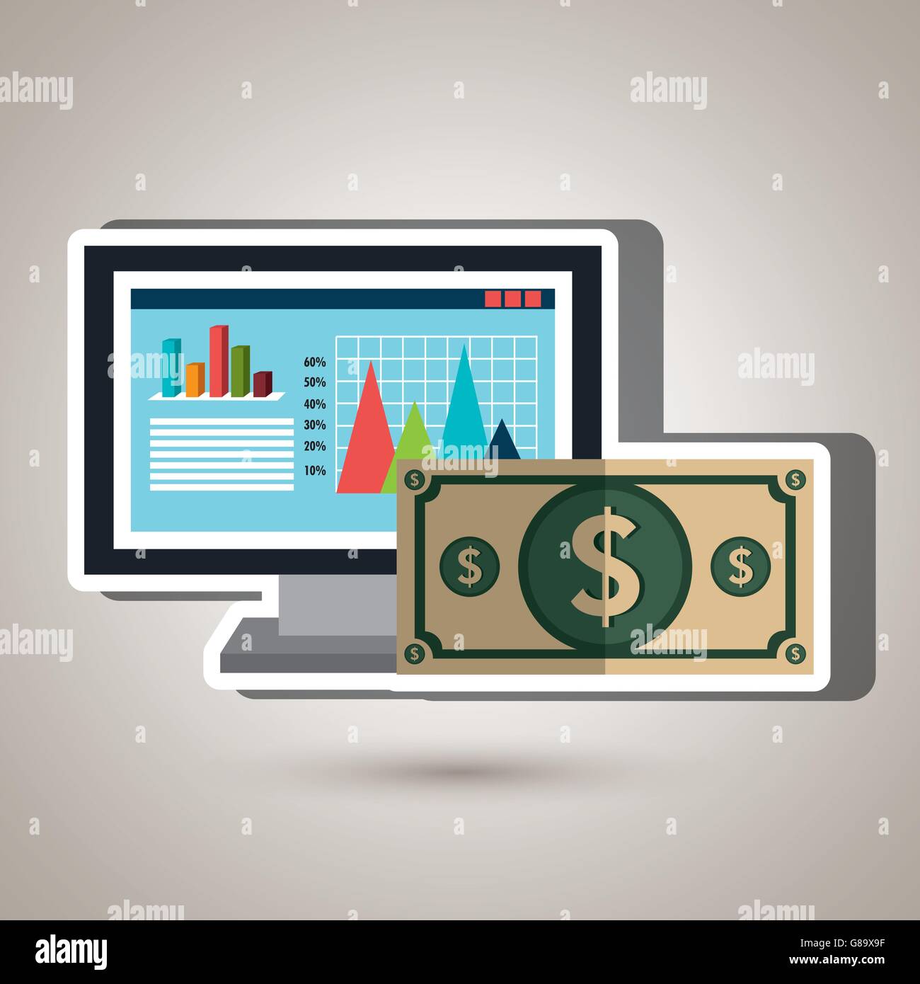 stock exchange design Stock Vector Image & Art - Alamy