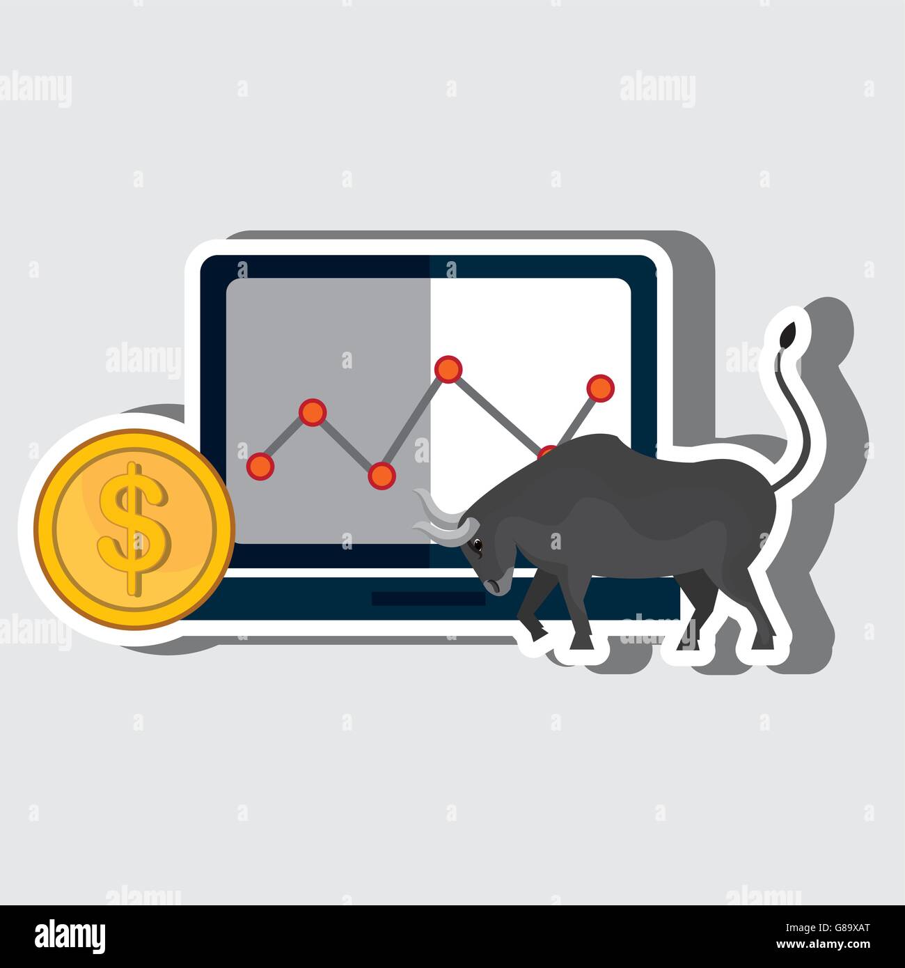 stock exchange design Stock Vector Image & Art - Alamy