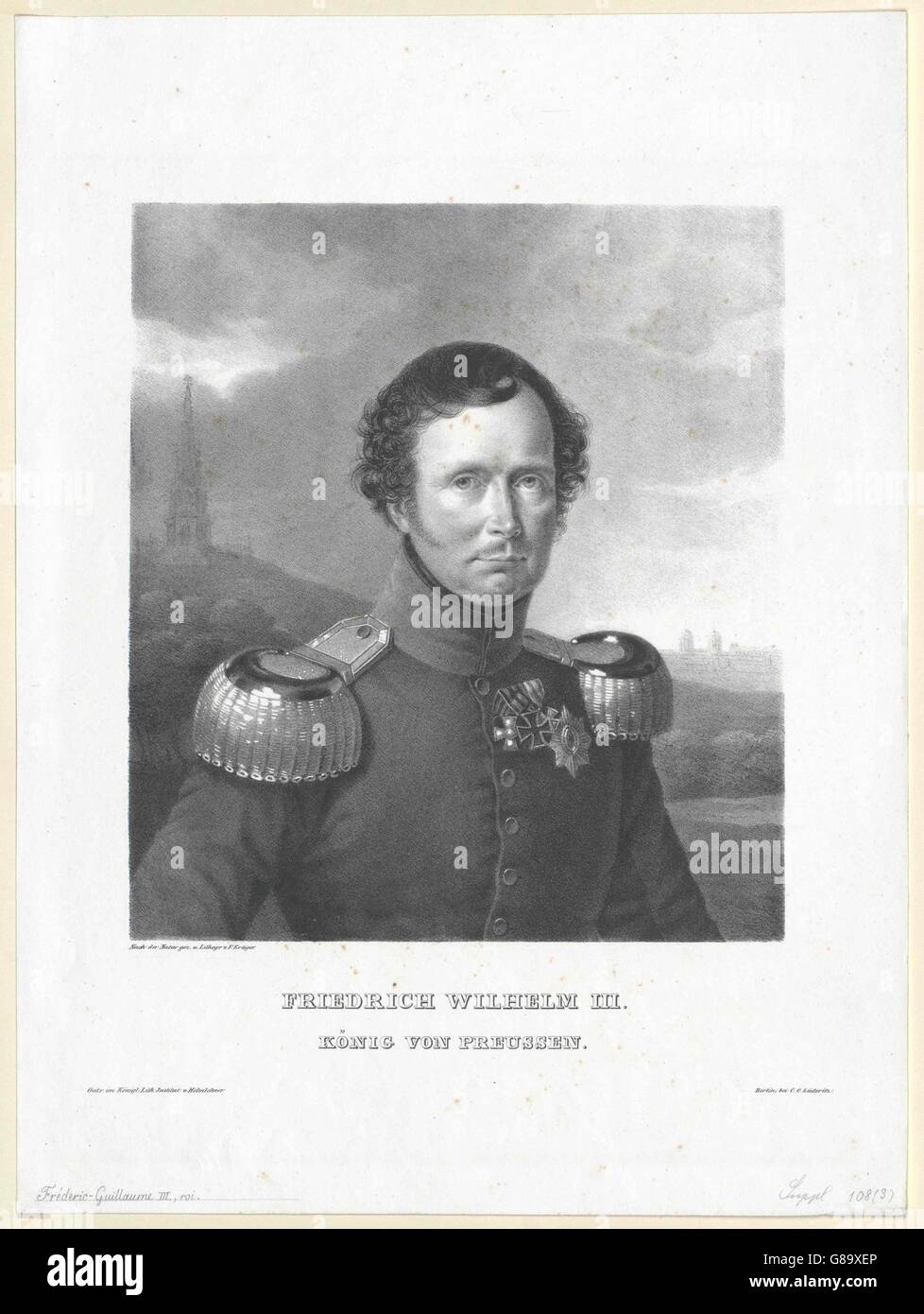 Konig Friedrich Wilhelm Iii High Resolution Stock Photography and ...