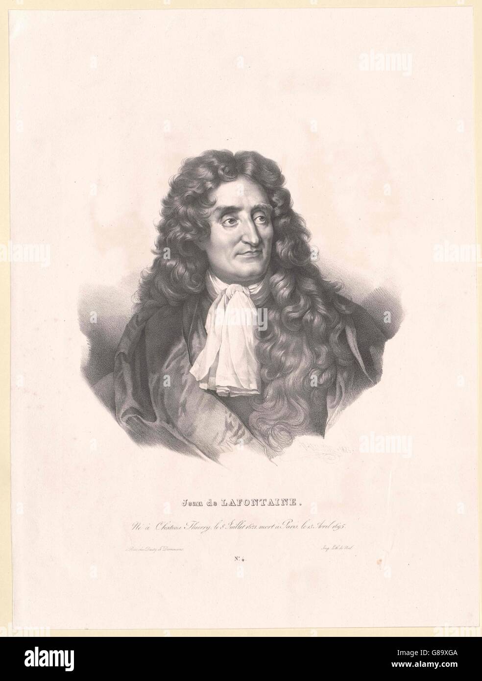Jean De La Fontaine Portrait High Resolution Stock Photography and ...