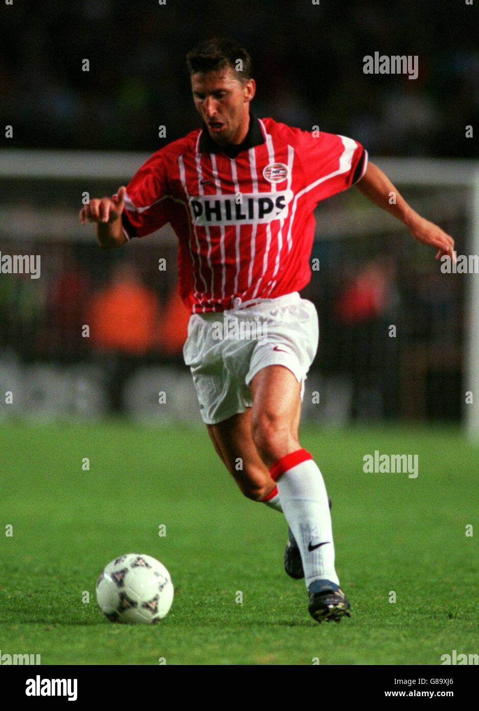 Newscastle v PSV Eindhoven. Luc Nilis, PSV Eindhoven Stock Photo - Alamy